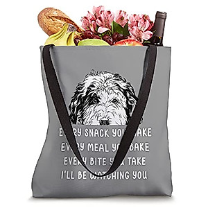 Every snack you make Every meal you bake Sheepadoodle Tote Bag