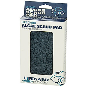 Lifegard Aquatics 4-Inch by 6-Inch Blue Algae Pad,Black