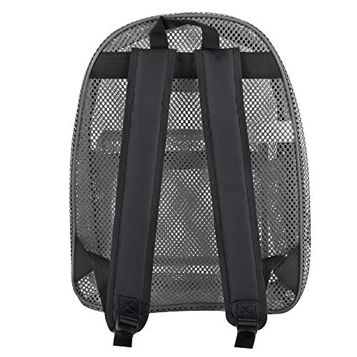 Summit Ridge Mesh Backpacks for Kids, Adults, School, Beach, and Travel, Colorful Transparent Mesh Backpacks with Padded Straps Large