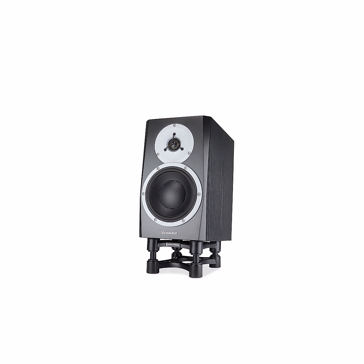 IsoAcoustics Iso-Stand Series Speaker Isolation Stands with Height & Tilt Adjustment: Iso-155 (6.1” x 7.5”) Pair