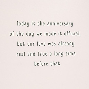 Hallmark Our Anniversary Card celebrating us Love), celebrating us (499RZB1025)