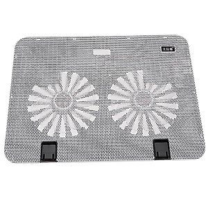 Mikikit 1pc Laptop Cooling Device Laptop Cooler Base Laptop Fan Cooling Pad Heat Dissipation Laptop Stand Notebook Cooling Support Laptop Cooling Pad Notebook Stand White Ice Pad Computer