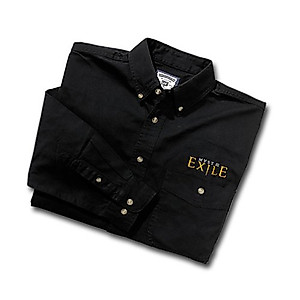 Myst 3: Exile - Black Embriodered Denim Shirt (XL) - PC