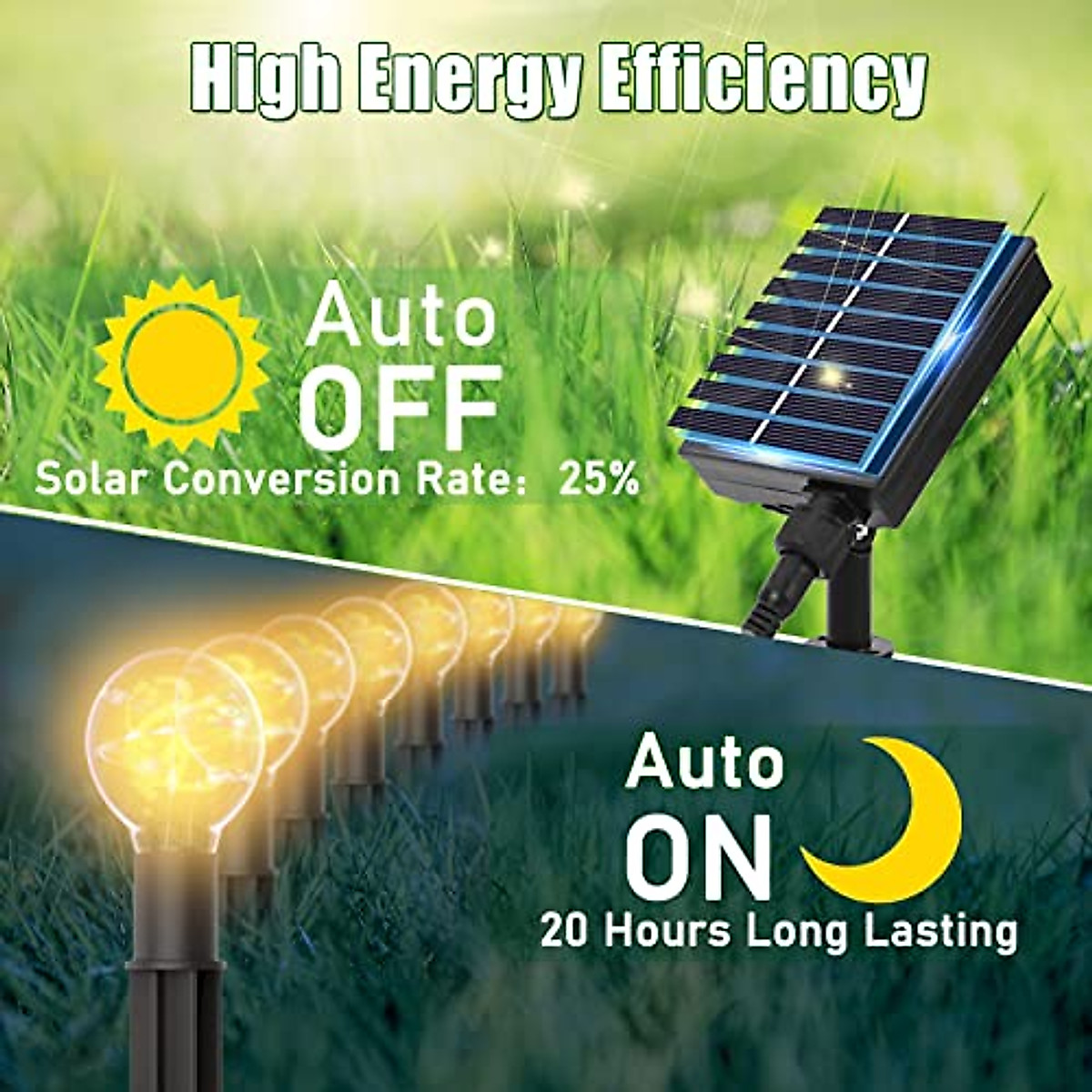 Solar Garden Lights Outdoor, 10 Pack Solar Globe Lights, 8 Lighting Modes with Remote Control Twinkling Solar Stake Lights Outdoor Waterproof Landscape Pathway Wedding Patio Yard Festival Decoration