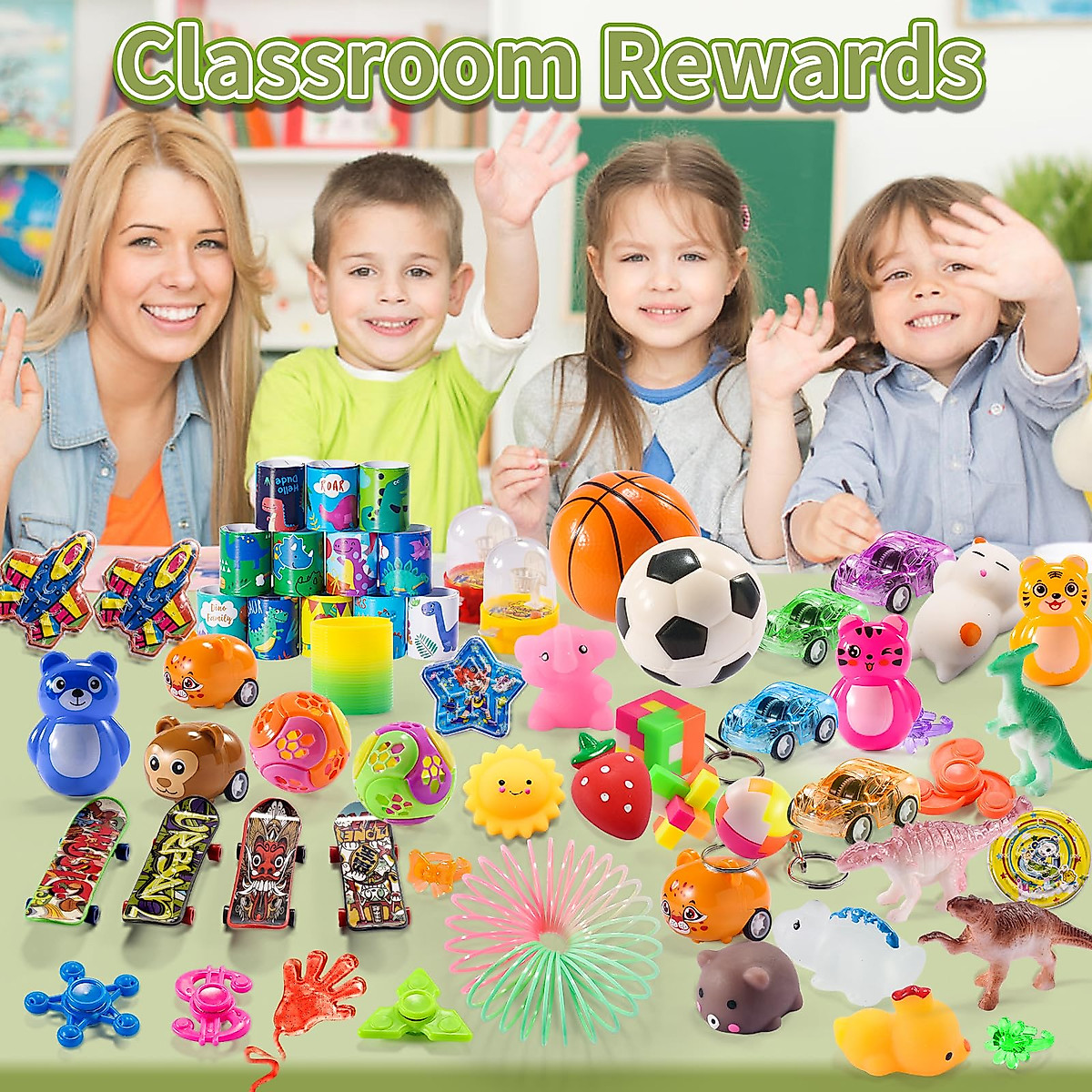 Yutin 120PCS Party Favor for Kids Treasure Prizes box Toys, Goodie Bags Stuffers for Classroom Rewards, Small Fidget Bulk Pinata Toy Fillers, Birthday Gift Little Toy Prize Boy 3-5 4-8-12