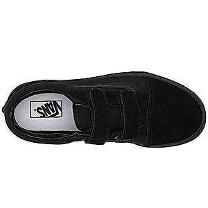 Vans Old Skool V Junior/Big Kids Shoes Sneakers Boys/Girls (Black/Black, 6, Numeric_6)