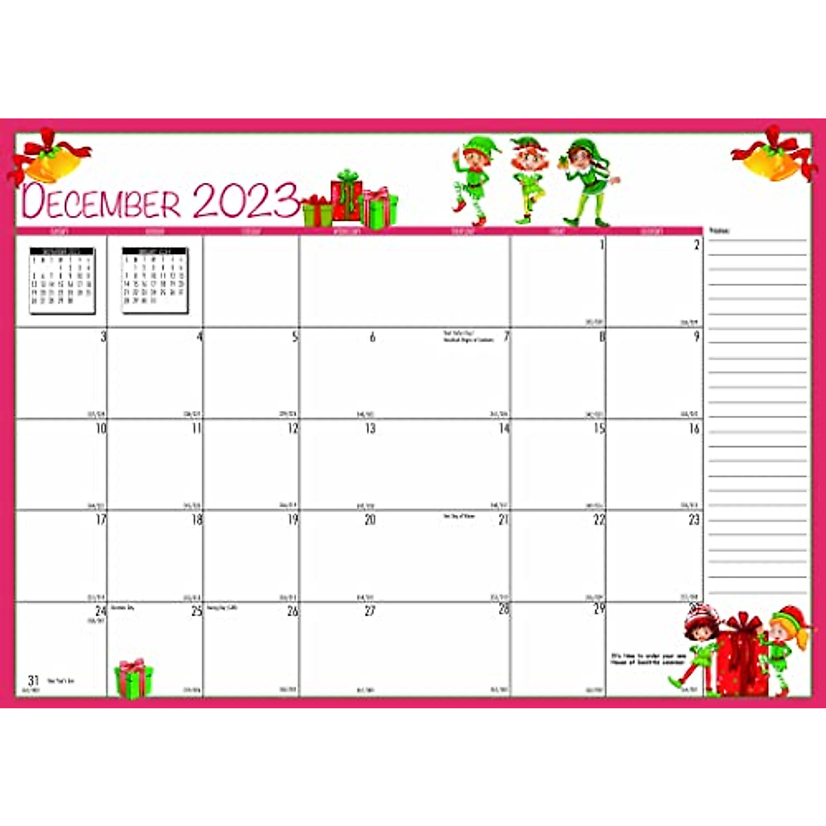 House of Doolittle Seasonal Monthly Planner, Seasonal Artwork, 10 x 7, Light Blue Cover, 12-Month (Jan to Dec): 2023