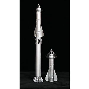 SpaceX Starship Rocket Model Super Heavy Rocket BFR Model Decoration Desktop Home Office Ornaments, 12.5 inches