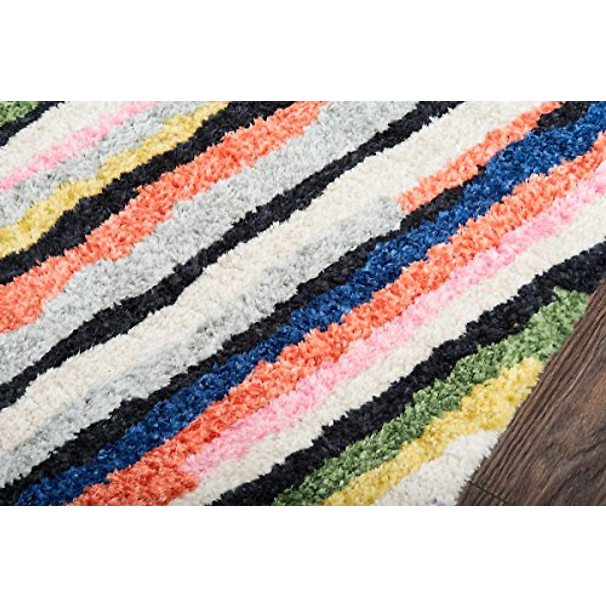 NOVOGRATZ BY MOMENI Bungalow Collection Notch Area Rug, 7'6" x 9'6", Multicolor"
