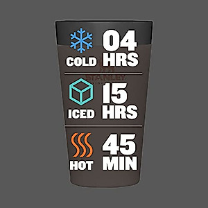 Stanley Adventure Inulsated Stacking Beer Pint Glass, 16oz Stainless Steel Double Wall Rugged Metal Drinking Tumbler (Limestone)