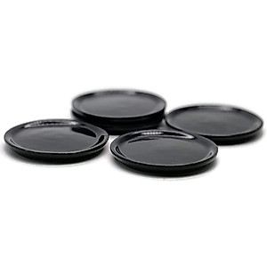 1shopforyou 4 Vintage Pizza Pan Home Decor Miniatures Supply Deco Food Kitchenware Cookware