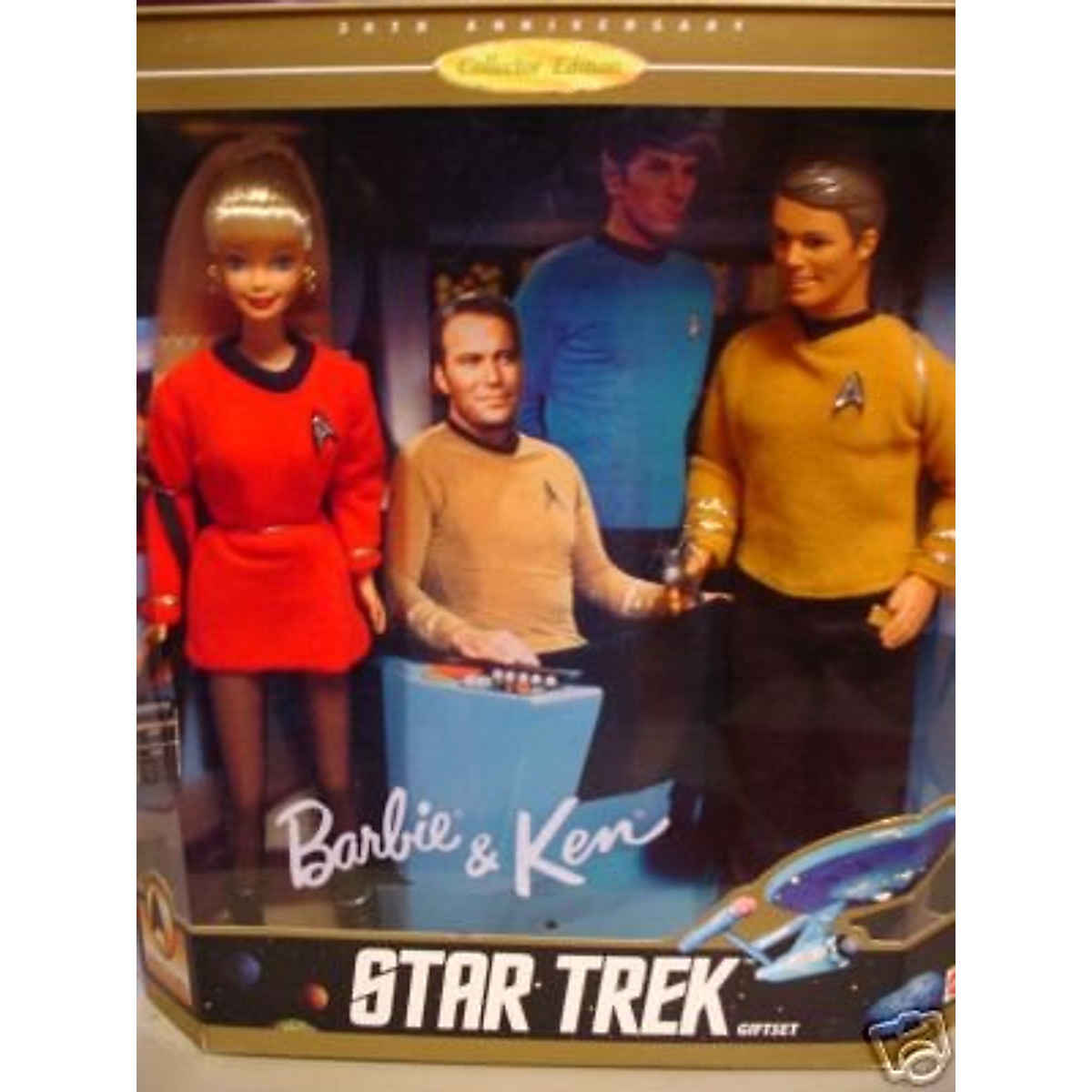 Star Trek 30th Avviversary Collector's Edition Barbie and Ken Star Trek Gift Set