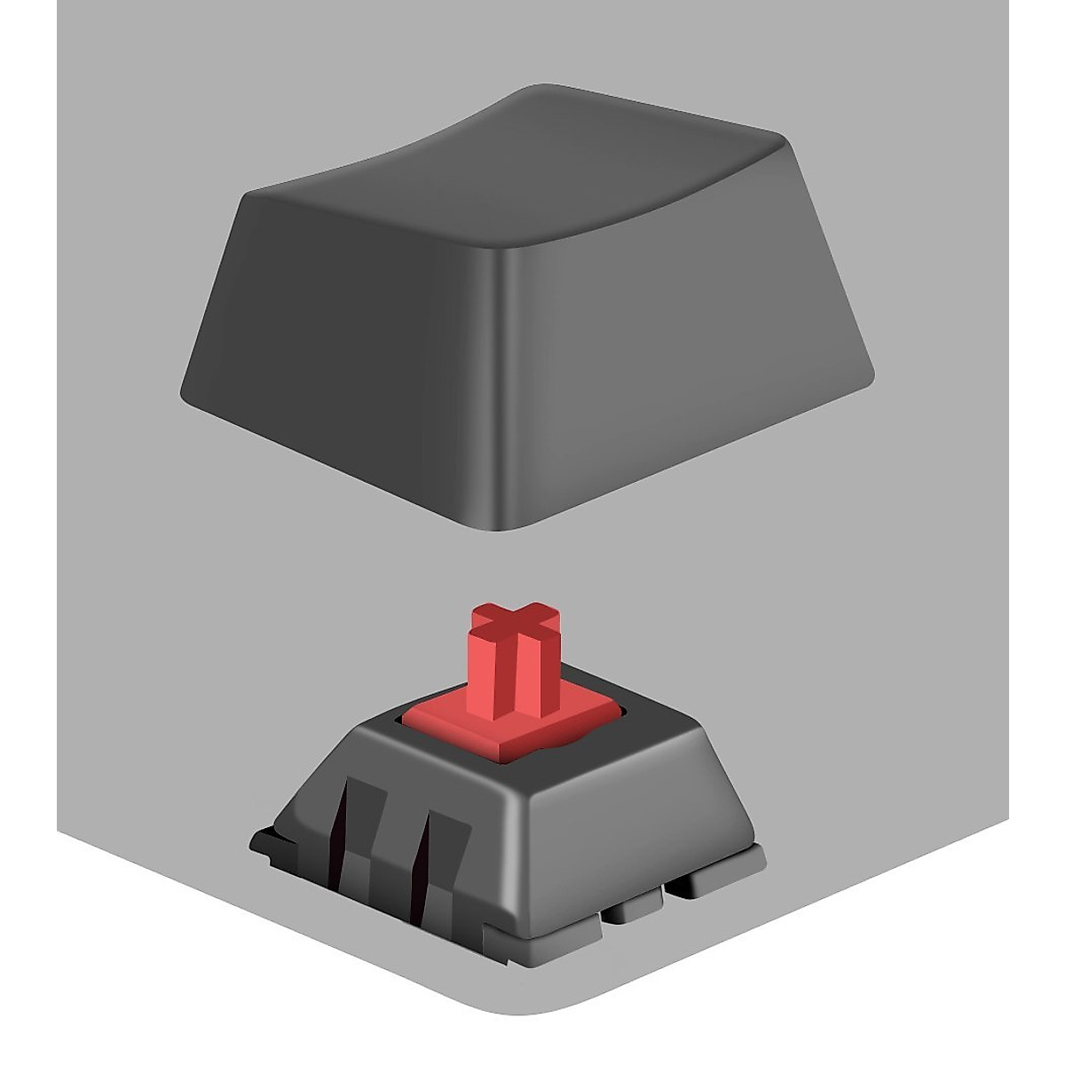 Speedlink ULTOR Mechanical USB-Gaming Keyboard with LED Illumination, N-Key Rollover, 6 Macro Keys - US-Layout, red, SL-670008-BKRD-US