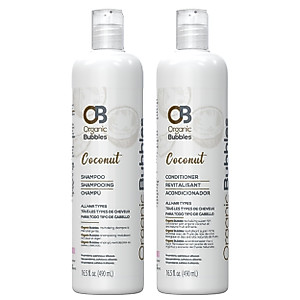 Organic Bubbles Coconut – Vegan and Made in Canada (Shampoo and Conditioner)