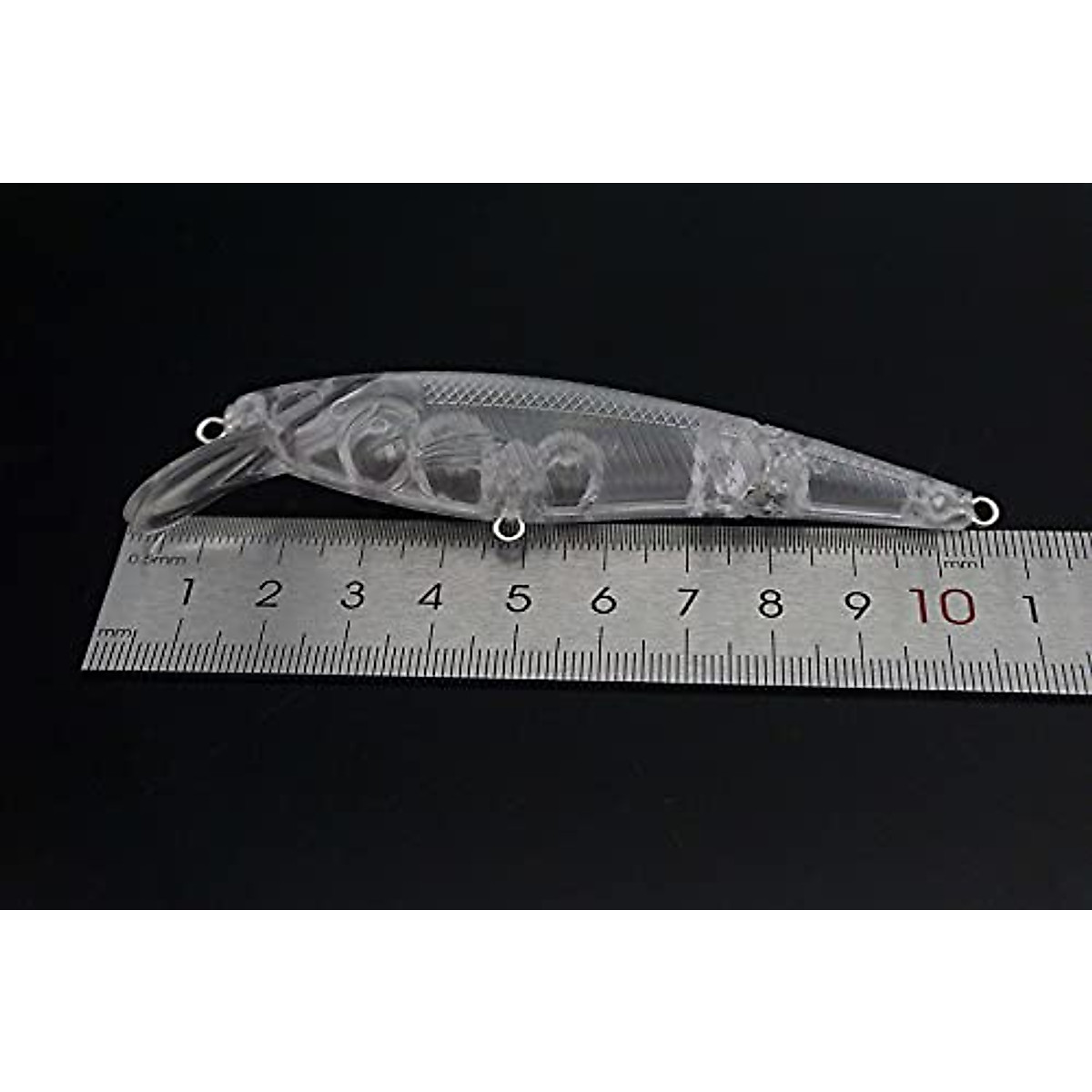 10pcs Unpainted 2sections swimbait 10.6cm 11g Fishing Lures Bass Trout Multi Jointed Swimbaits Slow Sinking Bionic Swimming Lures Freshwater Saltwater Bass Lifelike Fishing Lures with Free Eye