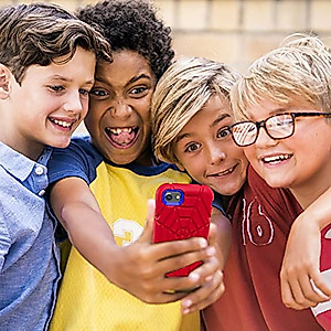 Grifobes for iPhone SE 2022/2020 Case, for iPhone 8/7 / 6 / 6S with [2Pack] Tempered Glass Screen Protector, Heavy Duty Shockproof Protective iPhone SE 3rd/2nd Generation Cover 4.7" for Kids Boys