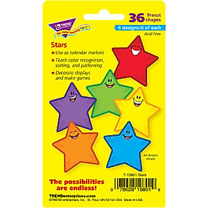 Trend Mini Stars Accents Variety Pack Shape, Multicolor 36 per