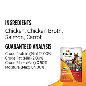 Nulo Freestyle Puppy & Dog Wet Dog Food Topper, Premium All Natural Grain-Free, Real Meat Dog Food Topper with High Animal-Based Protein and Only 5 or Less Ingredients With No Additives