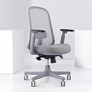 Odinlake Ergonomic Office Chair Mesh - 3D Adjustable Armrest Home Office Desk Chairs with Lumbar Support - Computer Swivel Task Chair Mid Back Office Chairs with PU Wheels(Model: Ergo Core 625)