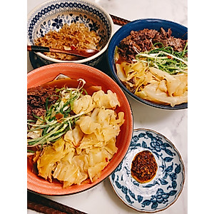 JapanBargain, Japanese Porcelain Bowl Rice Bowl Udon Bowl Ramen Noodle Soup Bowl Cereal Bowl Poke Bowl Pho Bowl Made in Japan, Maneki Neko Smiling Cat Pattern (2, Pink)