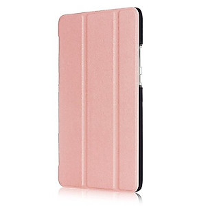 MNtech Sleep Folding Stand Leather Protective Case Cover For HUAWEI MediaPad T2 8 Pro 8inch (Rose Gold)