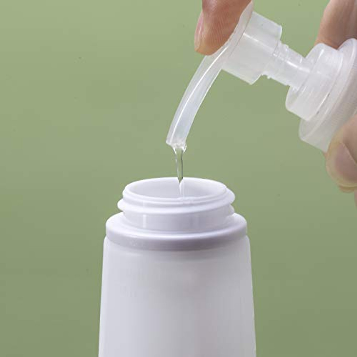 Valourgo Leak Proof Travel Size Bottles, TSA Approved Portable Silicone Containers Plastic Spray Bottle for Travel Size Toiletries Refillable Travel Accessories Handy 5 Pieces Travel Kit (3.4 fl. oz)