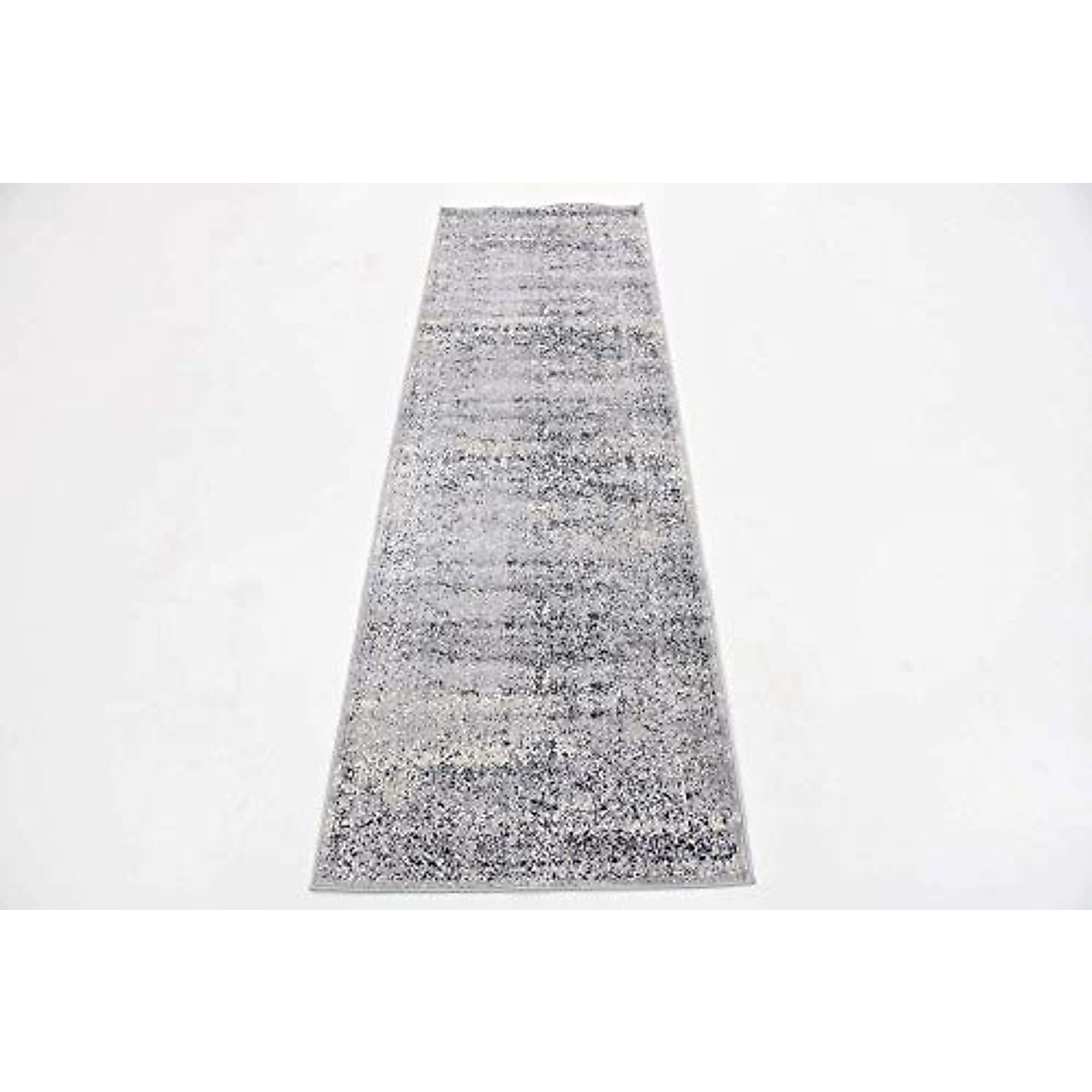 Unique Loom Chateau Collection Distressed, Textured, Vintage, Border, Rustic, Traditional Area Rug, 2 ft 2 in x 6 ft 7 in, Navy Blue/Beige