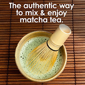 matcha DNA Matcha Tea Whisk Small Spoon, Golden Bamboo