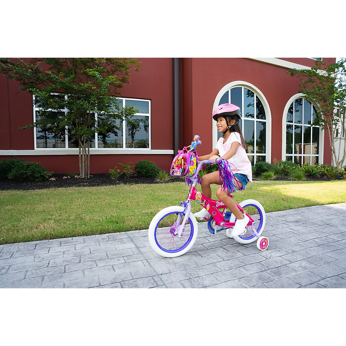Dynacraft Barbie Sweets 16" Kids Bike - Sweet Design, Sturdy Build, Easy Assembly - Ideal for Young Riders Learning to Ride