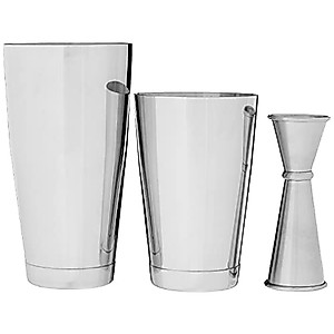 Barfly M37103 Deluxe II Cocktail Set, 20-Piece, Stainless Steel