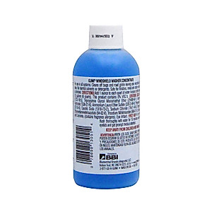 GUNK M506 Concentrated Windshield Washer Solvent with Ammonia - 6 fl. oz, Blue