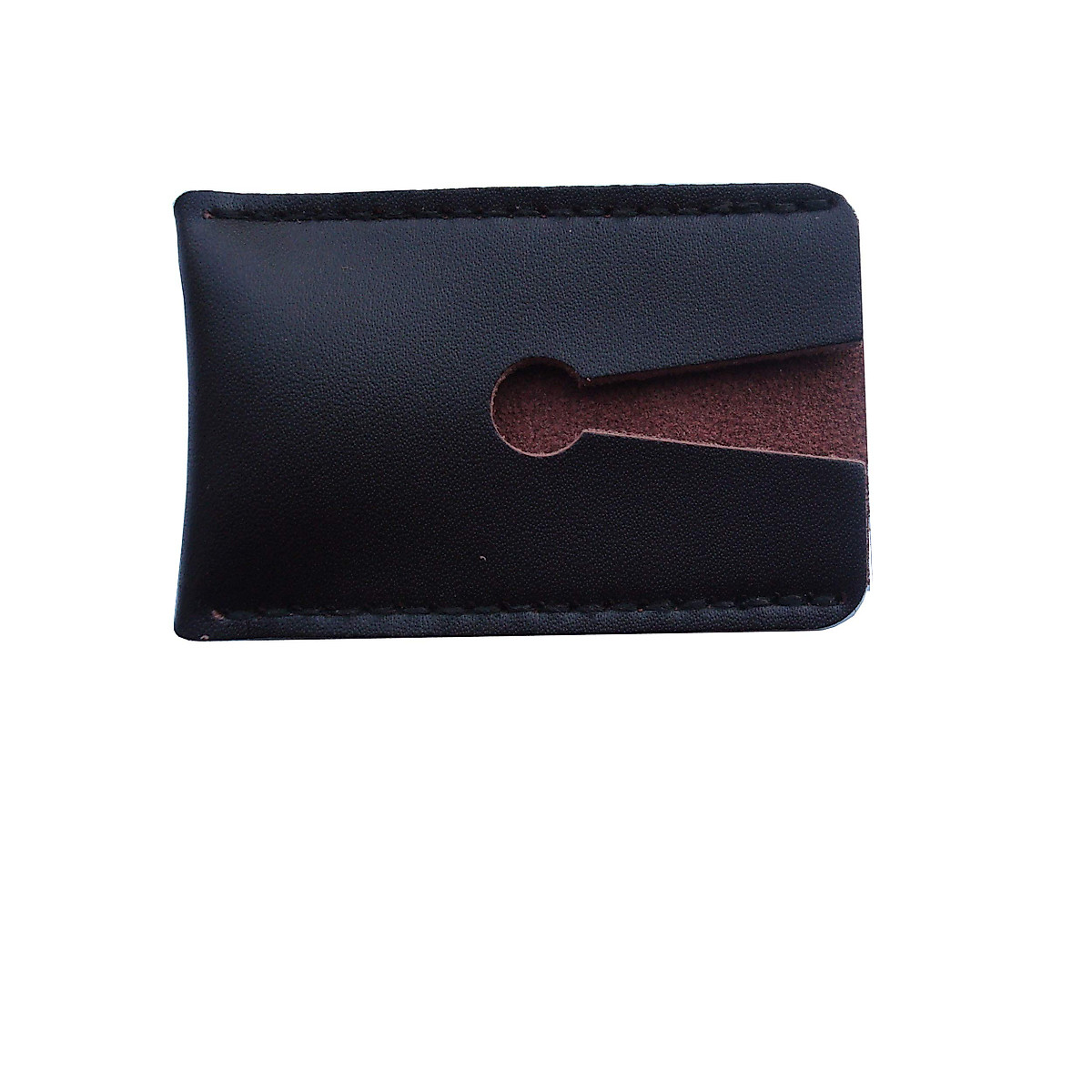 Genuine Leather Double Edge Razor Head Sleeve Protective Case to Fit Most Safety Razor Heads Great for Traveling Professional Barbers (1 piece, Dark Brown)