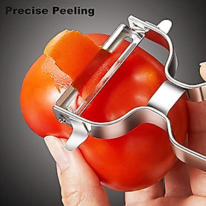 JIANYI Vegetable Peeler, Premium Kitchen Peeler with Comfortable Handle, Ultra Sharp Stainless Steel Y Peeler for Vegetable, Potato, Cucumber, Carrot, All Fruits & Veggies