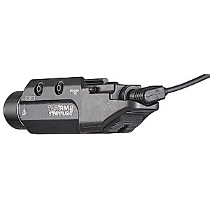 Streamlight 69450 TLR RM 2 Compact, Portable Rail-Mounted LED Tactical Lighting System with Tail Loc, Remote Switch, and 2 Lithium Batteries, Black