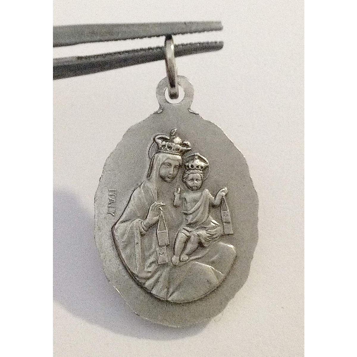 Carmel Scapular Medal (Our Lady of Mount Carmel - Virgin of Carmel) - 100% Made in Italy