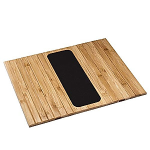 Generic Bamboo Sofa Arm Tray Table Flexible/Foldable Multi-use Non-Slip Surface Great for Drinks Phone Tech Snacks and Remote Control