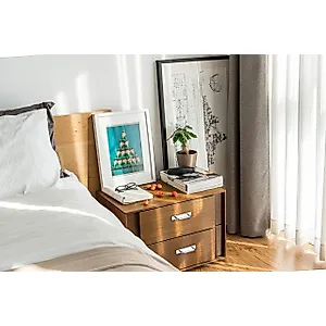 Skyscraper Self-Stick Instant Kitchen Cabinet Bathroom Drawer Closet Door Handle Pulls 2pcs/Set (106mm, Silver)