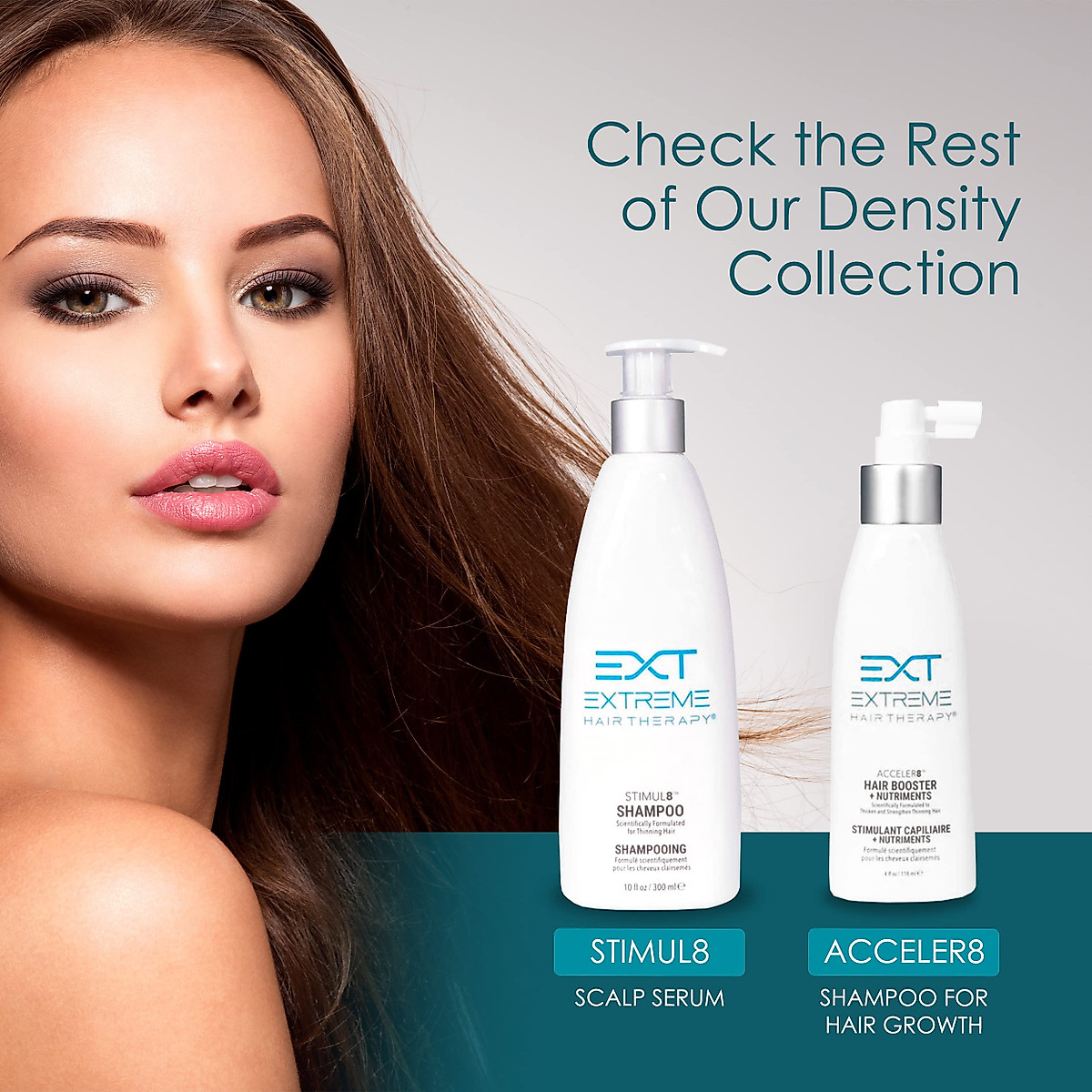 EXT Volumizing Conditioner for Fine Hair, Sulfate Free Volumizing Conditioner for Women or Men, Gluten Free DENSITY EXHILAR8 Thickening Conditioner, 10 Fl Oz