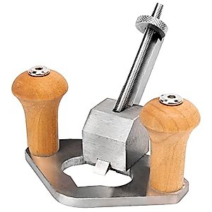 Router Plane Woodworking, Hand Router Plane for Woodworking, Small Wood Router Plough Chisel Plane Tool with Depth Stop and Holes for Base