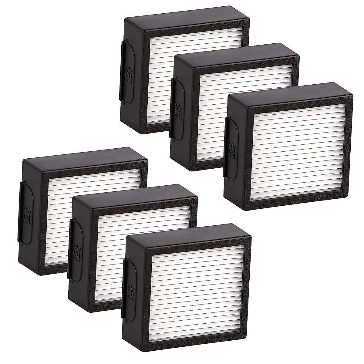 (6 Pack) Combo 10 Max Replacement HEPA Filter Compatible with iRobot Roomba Combo J7+ plus/Combo j9+/ Combo 10 Max Robotic Vacuum Cleaner HEPA Filters Accessories(NOT FOR Roomba combo j5 combo j5+)
