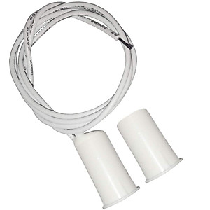 Xiaoyztan 5 Sets Recessed Electromagnetic Reed Switch Window Door Contact Sensor Alarm for Office Home Security System