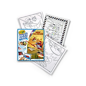 Crayola Planes Fire and Rescue Color Wonder Refill, 12 Mess Free Coloring Pages, Gift for Kids