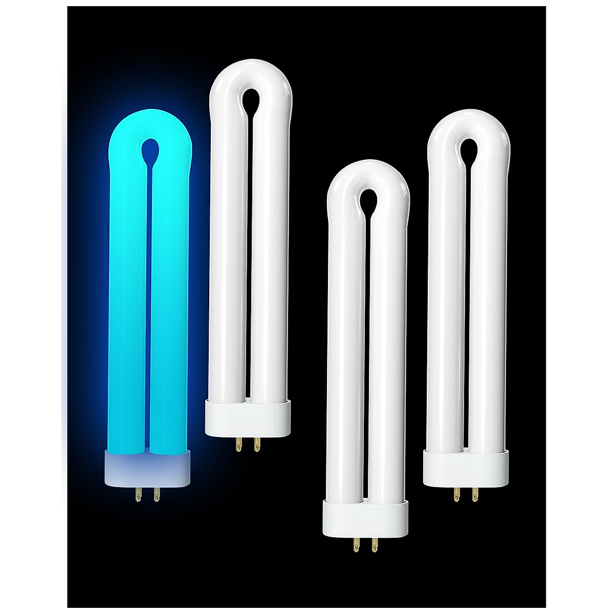 Bug Zapper Replacement Light Bulb for 15 Watt Insect Attracting Lamp, 7.5-inch FUL 15W-BL U-Shaped Bulb for BB-15wht BZ-15, BF35 BK-15D, JY-02, K15, X3, T6, T8, T9, B1515 UV15, FP15, TZ15 Bug Zapper