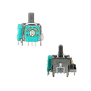 4PCS Replacement Joystick for Xbox One S/X Controller, Analog Thumbsticks Repair Tool Kit for Stick Drift, Broken, and Loose Joysticks Replacement, T6 T8 T10 Repair Screwdriver Kit for Xbox One S/X
