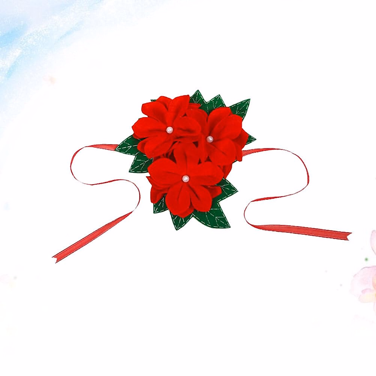 Garneck Curtain Ties Magnetic Hooks Christmas Decor Magnetic Curtains Curtain Buckle Tie Back Hooks Miniature Poinsettias Red Fasteners Pendant Hook up Window Curtain Frame Tassel Trim