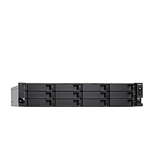 QNAP TS-h1886XU-RP-R2-D1622-32G-US 18 Bay rackmount NAS with Intel® Xeon® Processor, 32GB DDR4 ECC RAM, 10GbE-Ready and ZFS Storage for virtualization and Data-Intensive Enterprise Applications