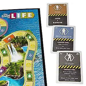 Hasbro Gaming The Game of Life Jurassic Park Edition, Family Board Game for Kids Ages 8 and Up, Inspired by The Original Hit Movie