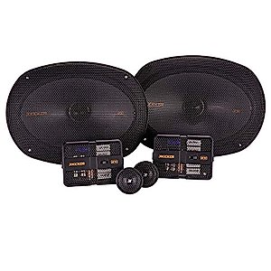 KICKER 47KSS6904 KS Series 6x9 Component System with 1" Tweeters, 4ohm