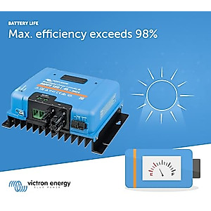 Victron Energy SmartSolar MPPT MC4 150V 45 amp 12/24/36/48-Volt Solar Charge Controller (Bluetooth)