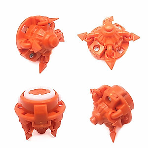 10 Pieces Bey Tips Burst Gyro Toy Battling Tops Burst Accessories Compatible with Beyblade Burst GT/God/ChoZ Series, DIY Refit Gyro Base, Spinning Top Toys Parts